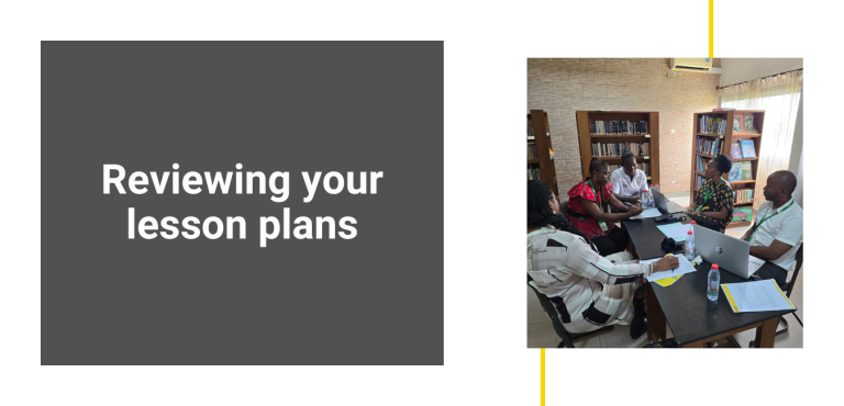 Reviewing Your Lesson Plans — Teach2030